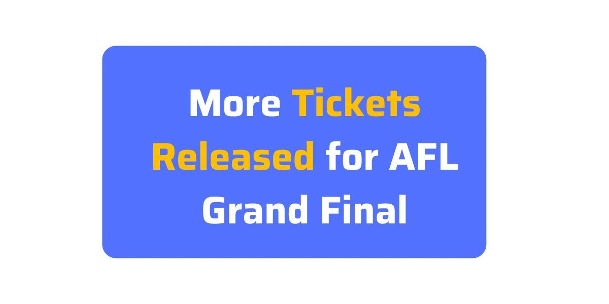 AFL Grand Final Boost: More Tickets Released